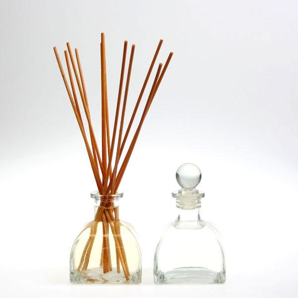 Contemporary French Glass Diffuser Bottle & Glass Knob 160ml — Candle ...